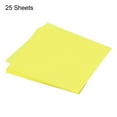 25 Sheet Origami Paper Double Sided Fluorescent Yellow 4x4 Inch Square ...