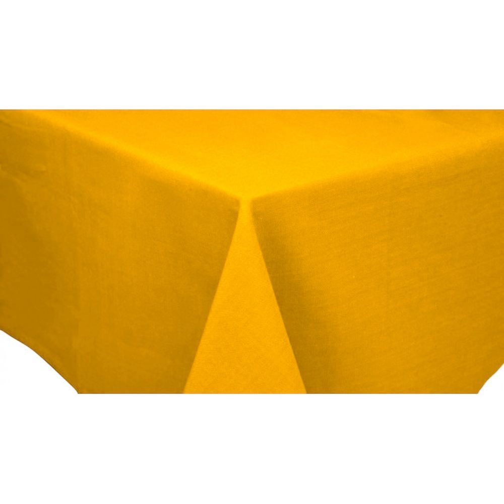 52 "x 52" Golden Yellow Solid Color Table Cloth - Walmart.com
