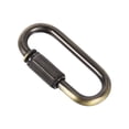 Uxcell 4mm Oval Shape Quick Link Screw Lock Chain Connector Bronze 6 ...