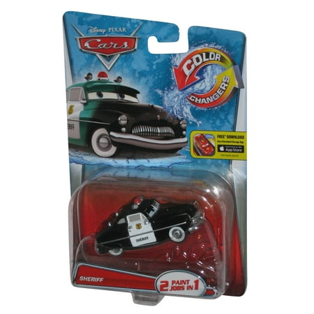 Disney Cars Movie Color Changers Sheriff (2014) Mattel Toy Car ...