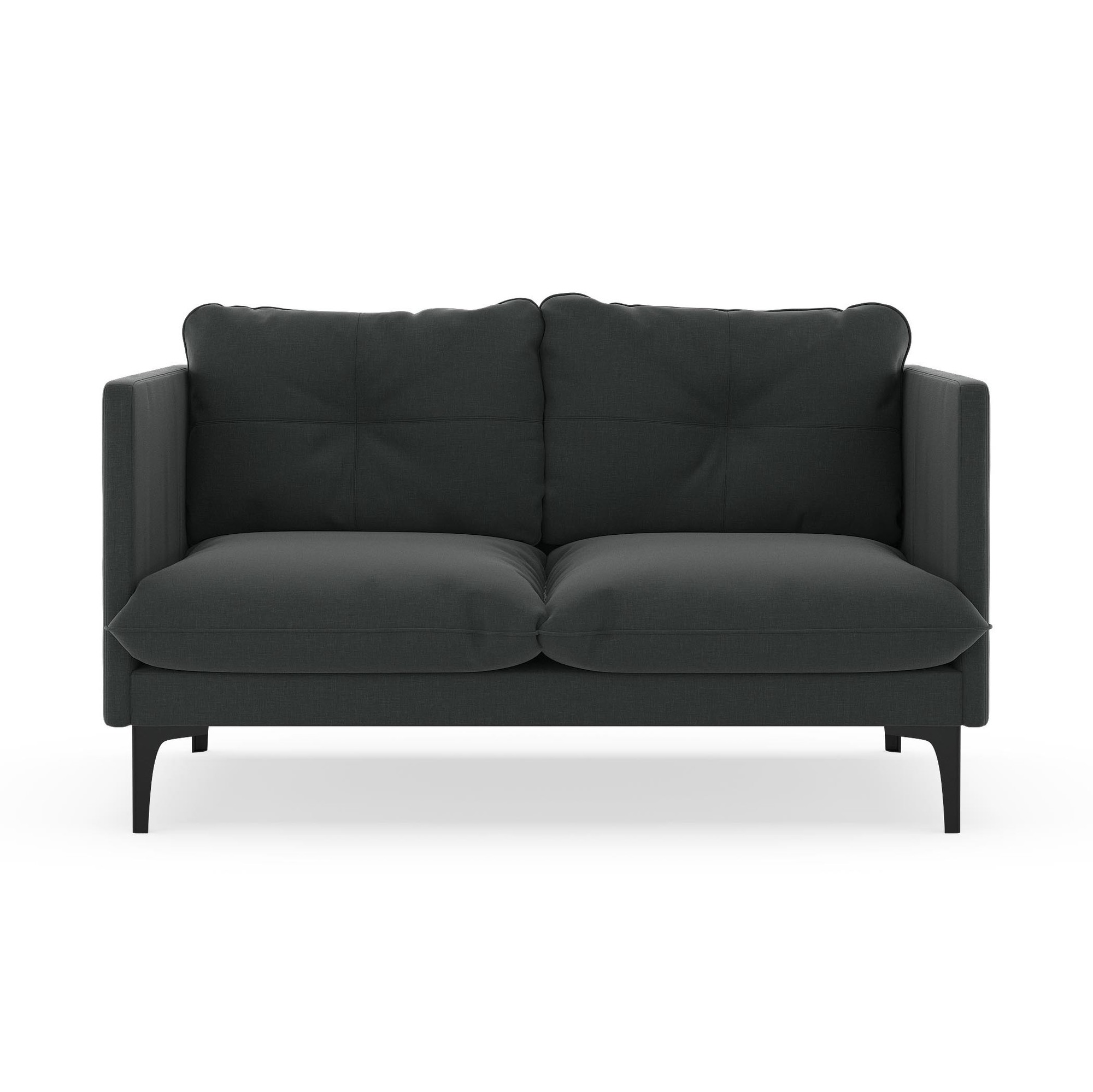 Rory Sofette Cross Weave - Raven Gray - Walmart.com