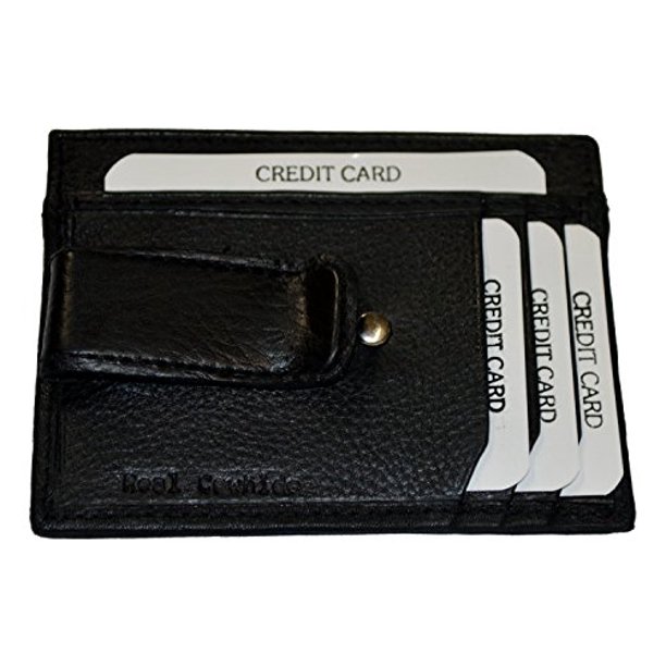 Leatherboss - Money Clip Holder Wallet with an Outside ID. - Walmart ...