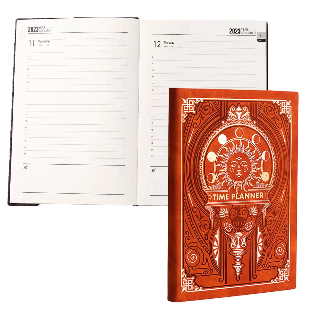 CSCHome Thick Hardcover Notebook A5 Lay Flat Writing, Professional ...