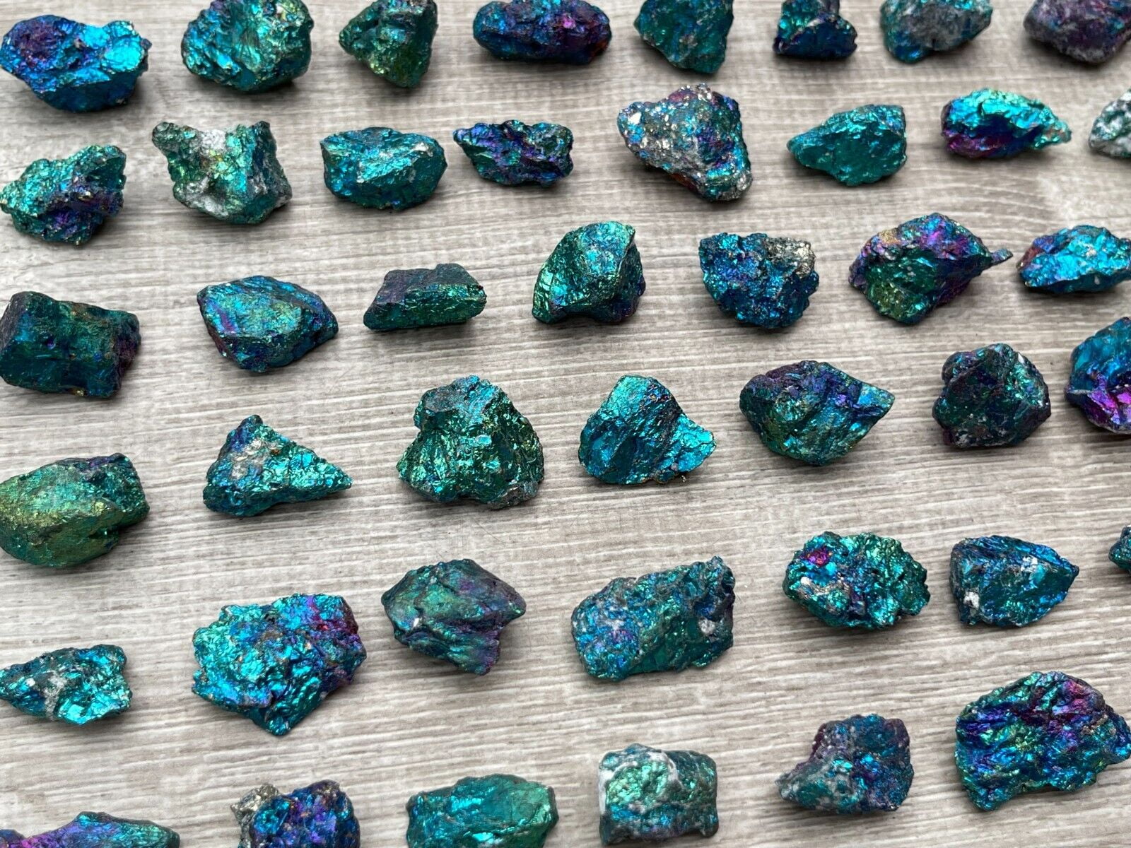 Small Chalcopyrite Natural Stone, Raw Peacock Ore - Walmart.com