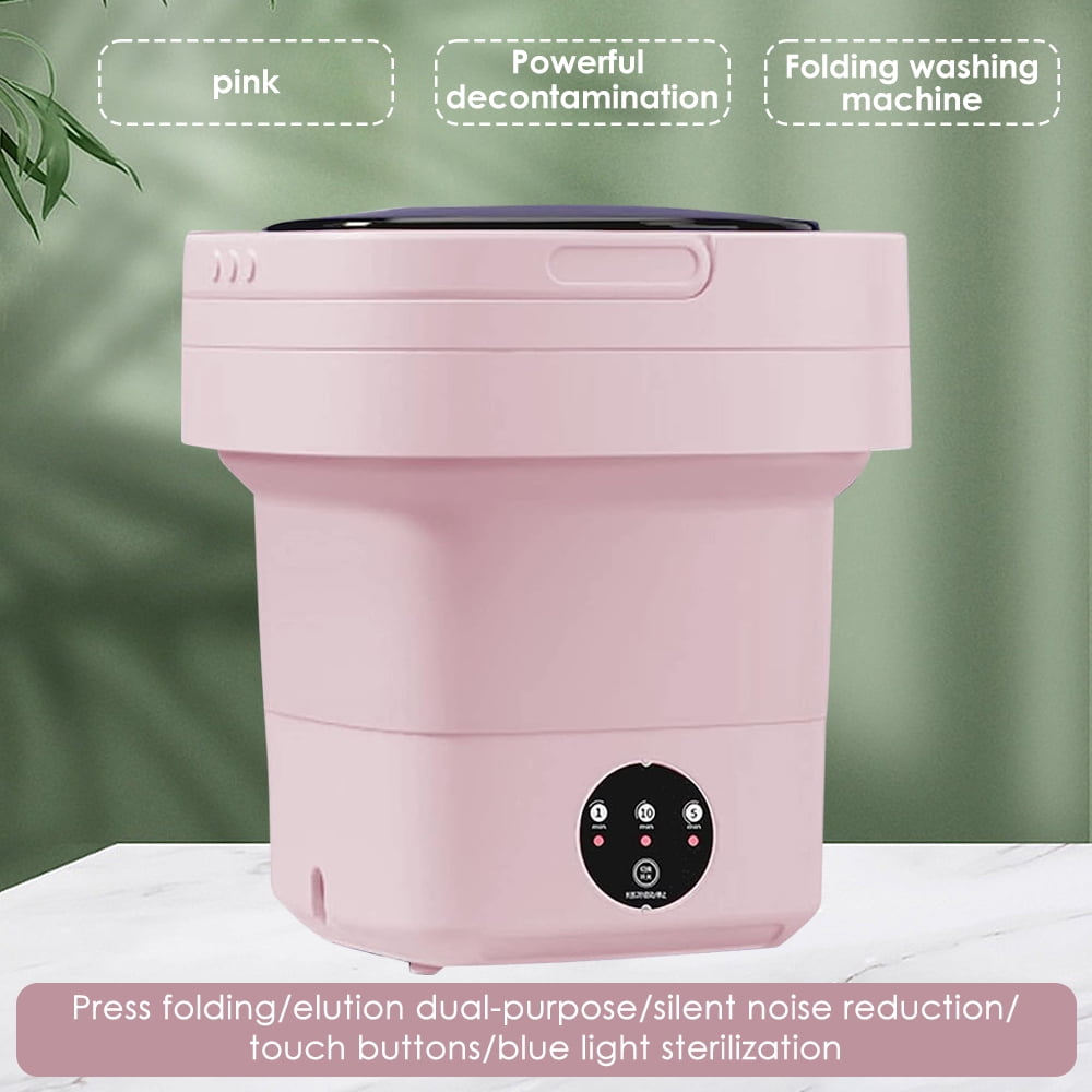 Portable Washing Machine, Foldable Mini Washer and Spin Dryer Small ...