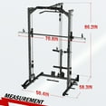 Mikolo Smith Machine, Home Gym Squat Rack, Pull Down & Weight Lifting ...