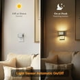 SRWEHG-LED Night Light, Silver Night Lights Plug into Wall with Dusk to ...