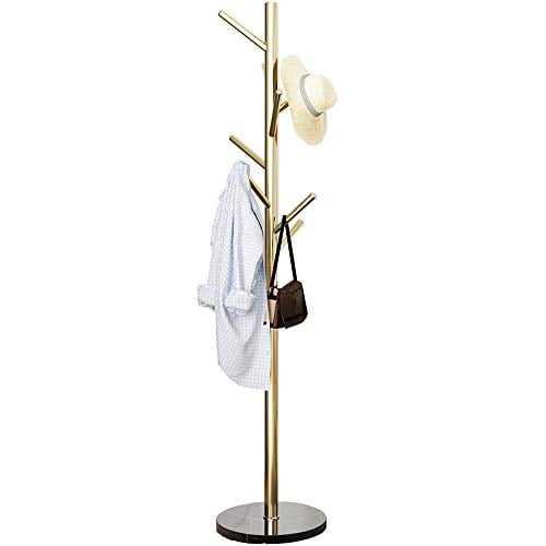 Click here for Jolitac Metal Coat Rack Stand Golden Satin Steel F... prices