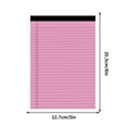 XiYing A5 Horizontal Line Tear-Off Notepad, 50 Sheets, Compact Portable ...