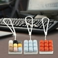 Mini 9 Key Keyboards Clicks Toy Keychain Mechanical Switches Tester For ...