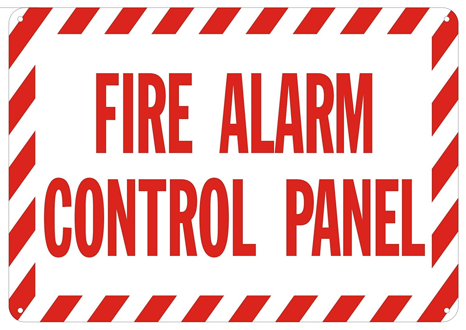 FIRE ALARM CONTROL PANEL SIGN - (Reflective !!! ALUMINUM 7 X 10 ...