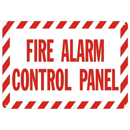 FIRE ALARM CONTROL PANEL SIGN - (Reflective !!! ALUMINUM 7 X 10 ...