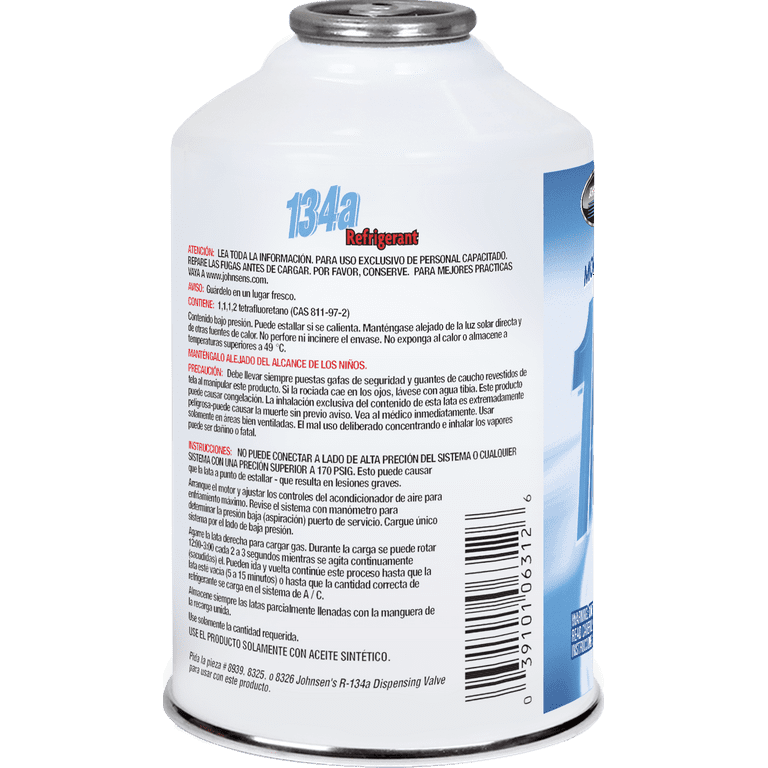 Johnsens 6312 R-134a A/C Refrigerant 12, 49% OFF