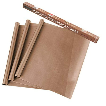 SS SHOVAN 3 Pack PTFE Teflon Sheets for Heat Press Transfers Sheet 16 ...