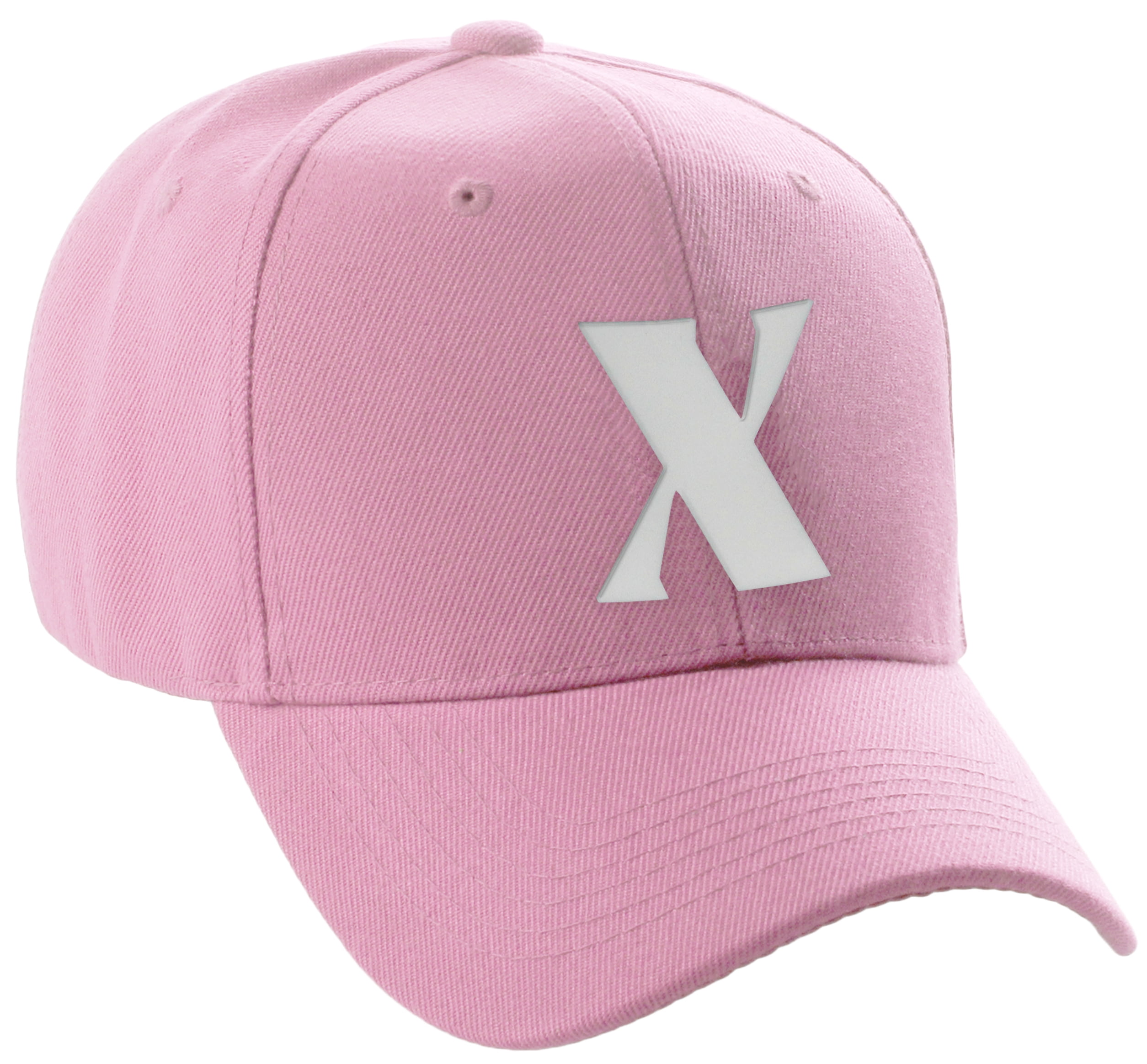 Daxton Structured Curve Visor Bill Baseball Hat 3D Capital Alphabet ...