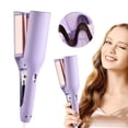 TrimTide 32mm Professional Wave Hair Curling Iron, Egg Roll Hair ...