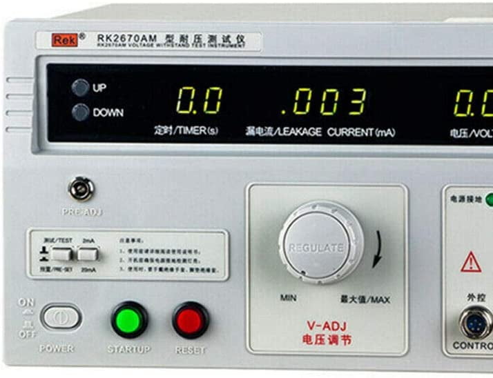 Miumaeov Hipot Tester, RK2670AM 110V 5KV AC Voltage Withstand Tester ...