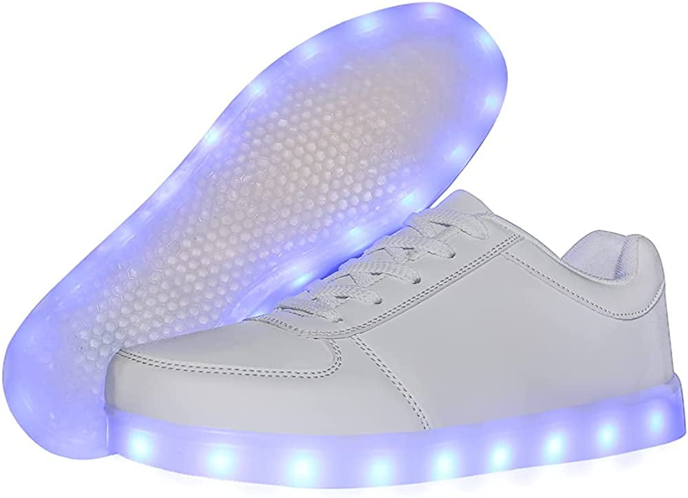 YAZI Unisex LED Shoes Light Up Shoes for Women Men LED Sneakers with ...