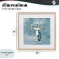 Stupell Industries Floral Bathroom Rules Wash Birch Framed Print Under ...