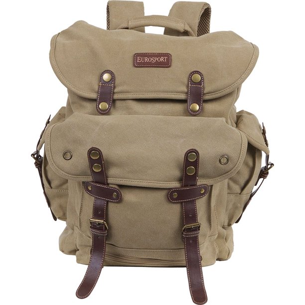 Eurosport - Eurosport Backpack Vintage Style WWII World War II Heavy ...