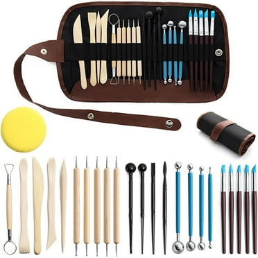 Polymer Clay Tools Set for Modeling Sculpting Carving Tool Kit - 45 ...