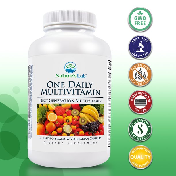 Nature's Lab One Daily Multivitamin - 60 Capsules - Walmart.com ...