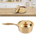 BIMZUC Stainless Steel Thickened Milk Pot with Lid Compound 3-Layer ...