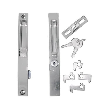 Home Nightlock Patio Sliding Door Security Lock Barricade in White ...