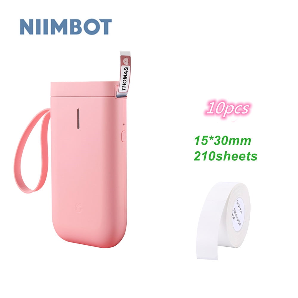 Portable Handheld Wireless BT Thermal Label Printer Label Maker Sticker ...