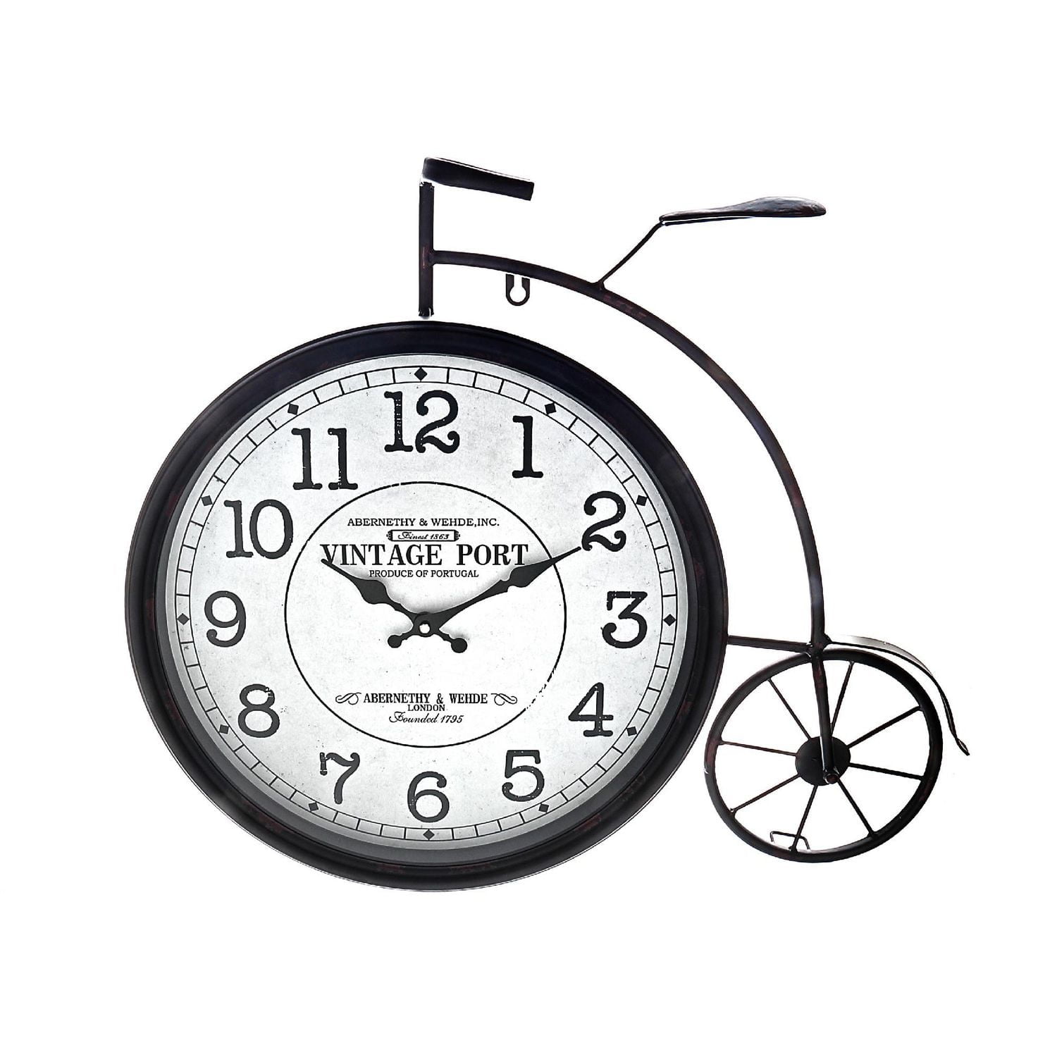 Click here for Ih Casadécor Metal Black Bicycle Clock prices