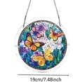 Artistic Butterfly Suncatcher Window Hanging Decor - Stained Acrylic ...