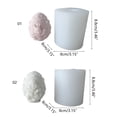 3D Easter Egg Bunny Silicone Mold for Candle Making Soap Clay Resin ...