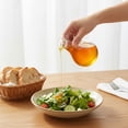 Pethiy 2-Pack Lead-Free Clear Glass Honey Dispenser Bottles with Handle ...