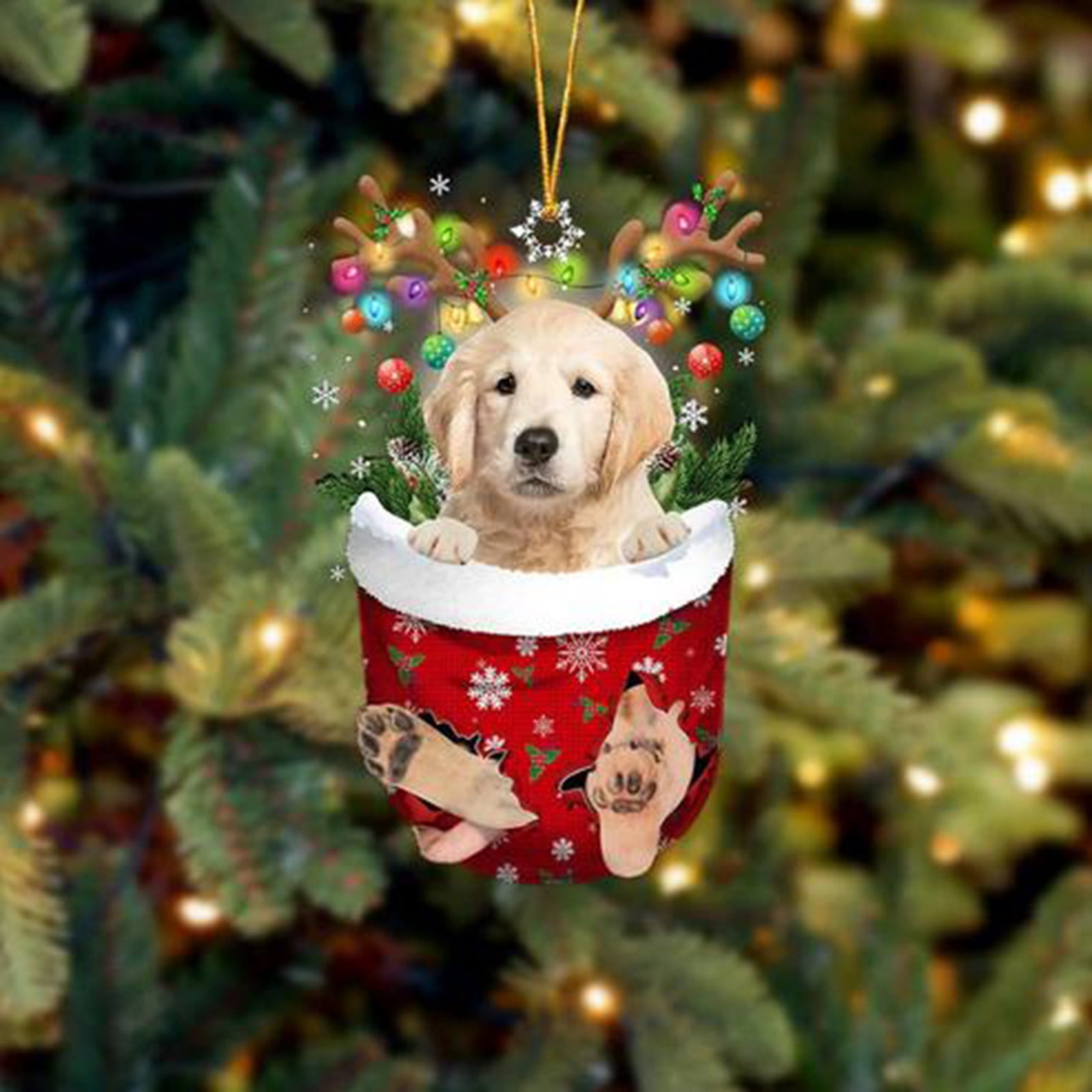 Dogs In Christmas Trees