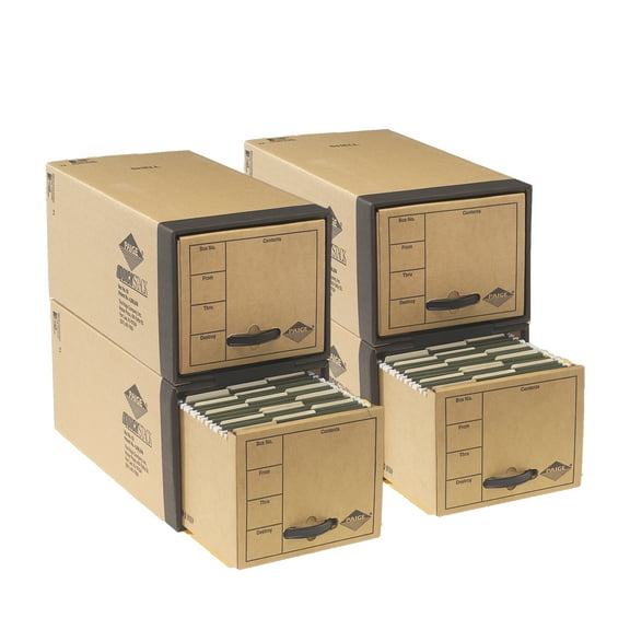 UOFFICE Stackable Cabinet Style Storage Organizer, Quick Stack Drawer ...