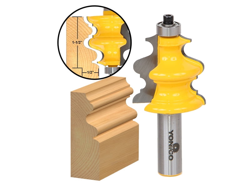 Yonico Architectural Molding Router Bit - 16133 - Walmart.com