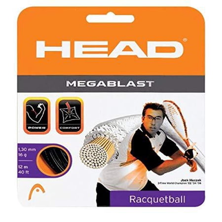 HEAD Megablast Racquetball String Set - 17g Racquet String, White ...