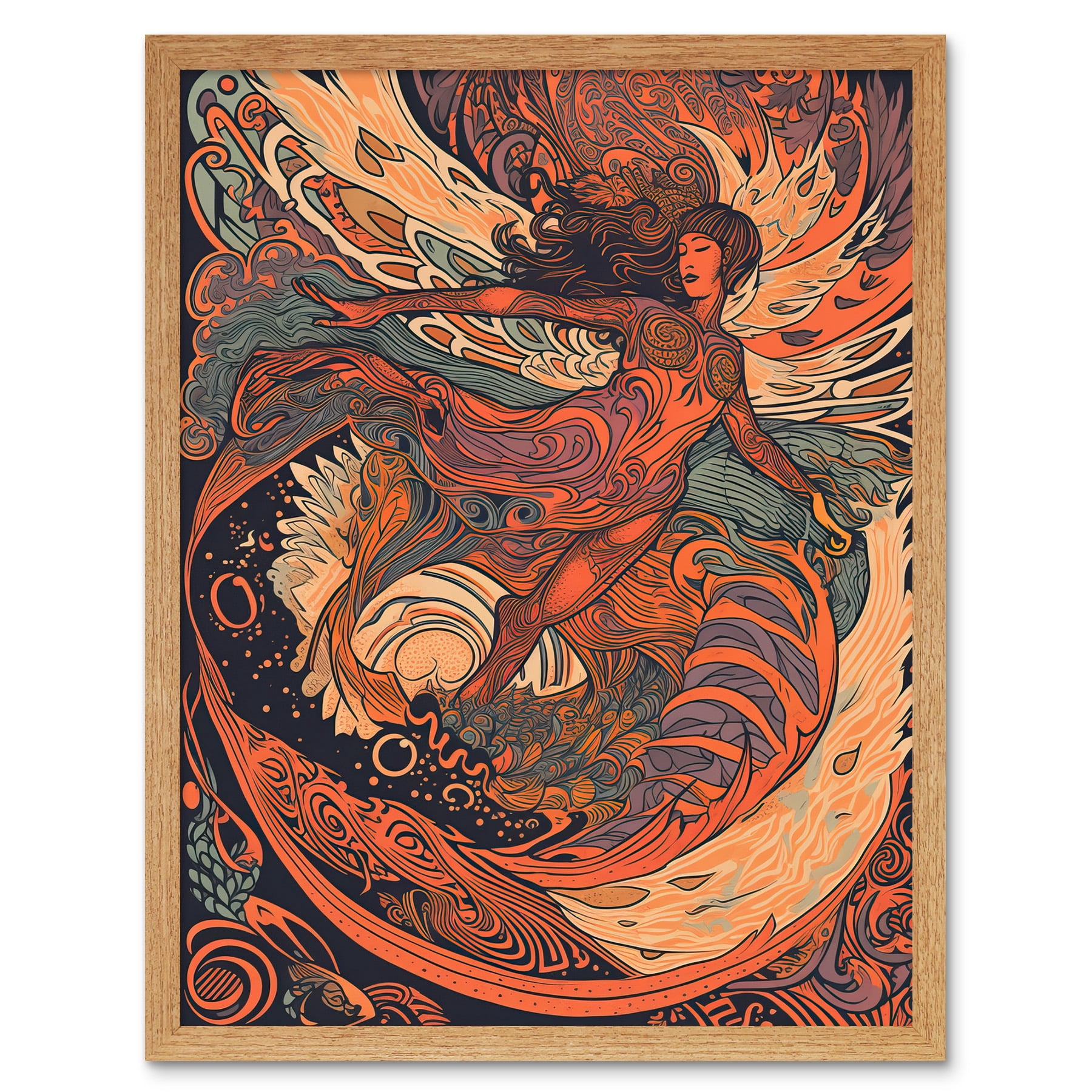 Astral Projection Conceptual Art Illustration Art Print Framed Poster ...