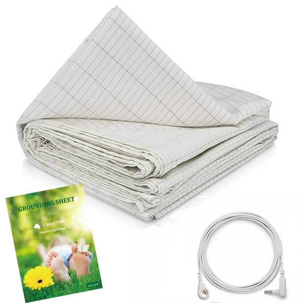 Grounding Sheet with Grounding Cord,Made with Premium Cotton and Pure ...