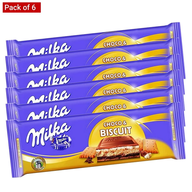 Milka Chocolate Choco & Biscuit 300g (Pack of 6) - Walmart.ca