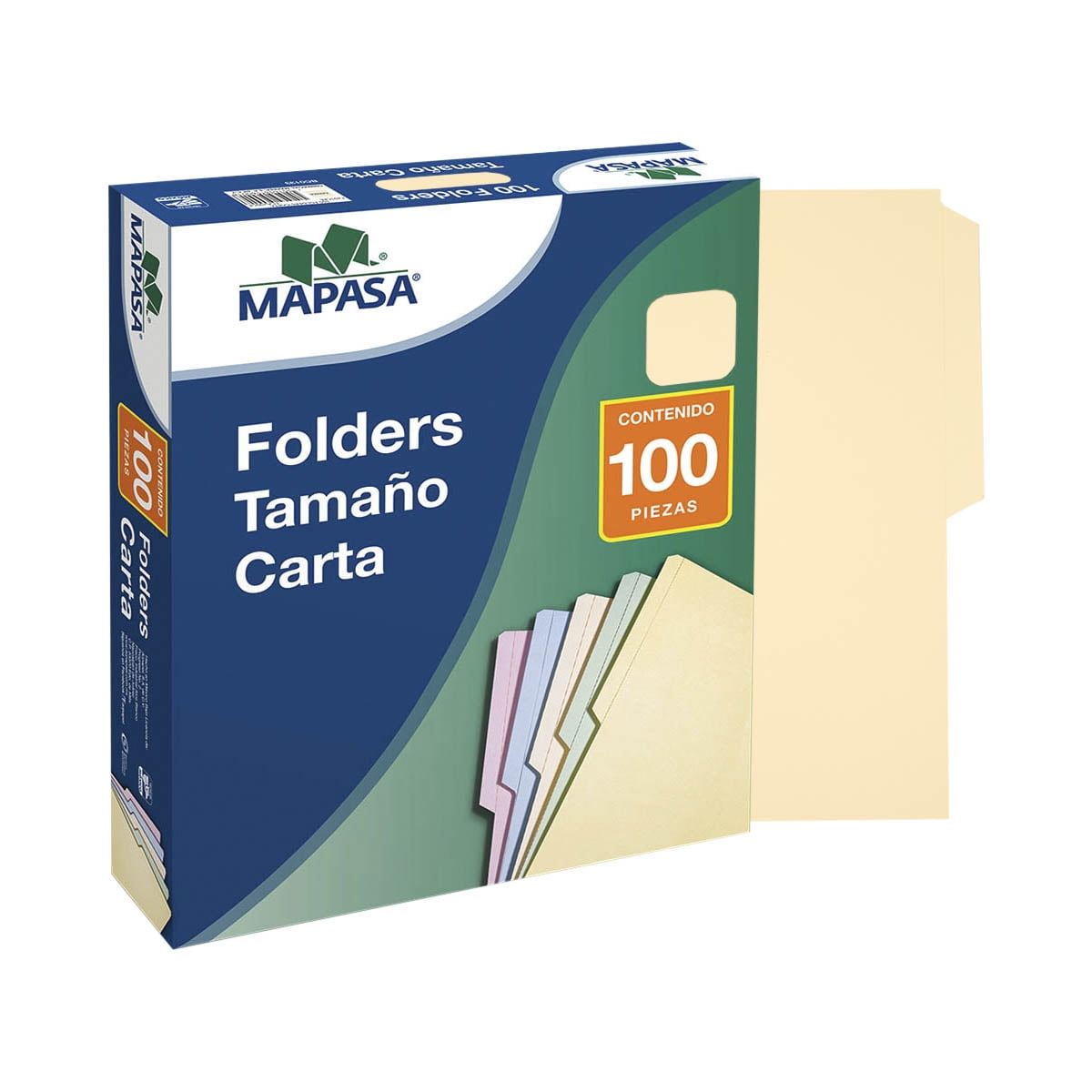 Folder MAPASA Tamaño Carta Color Crema 100 Piezas | Bodega Aurrera en línea