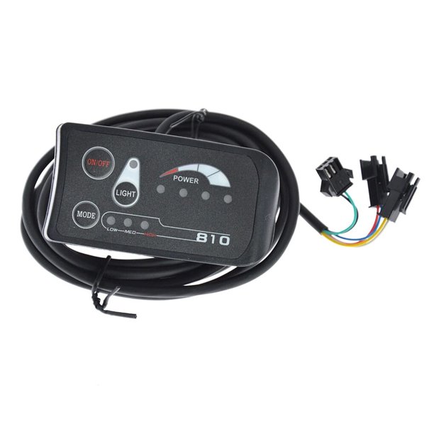 Electric Bicycle LED Display Speed Control Instrument Plastic Panel E ...