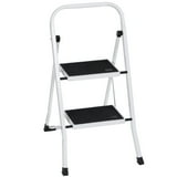 ZENY Heavy-Duty 2 Step Ladder, Portable, Non-Slip Wide Platform, Anti ...