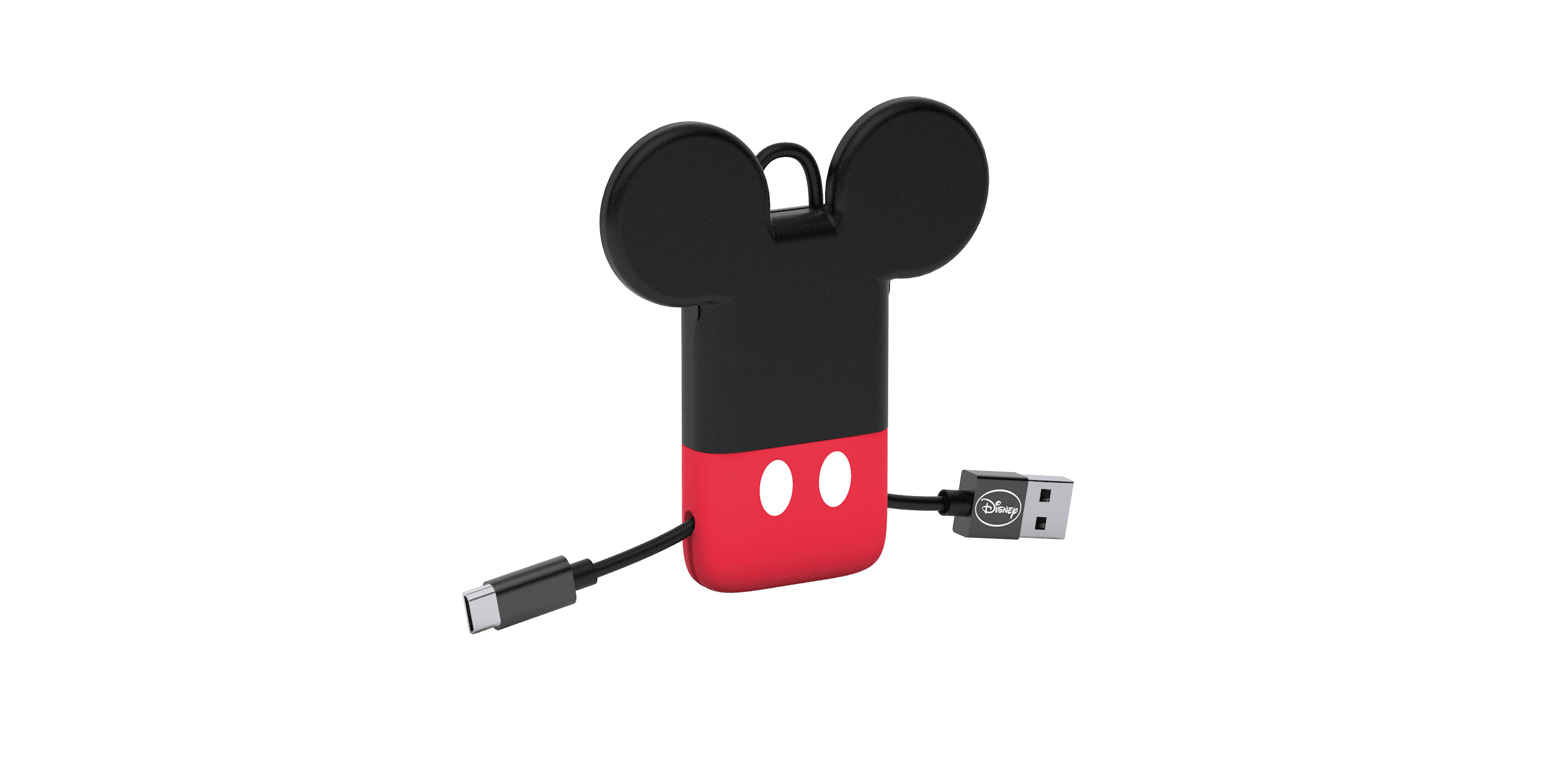 Disney Mickey Mouse Keyline Micro USB Cable 22cm - Walmart.com
