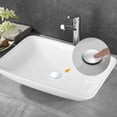 Chrome No Overflow Drain Bathroom Basin Sink Waste P-drain Kit ...