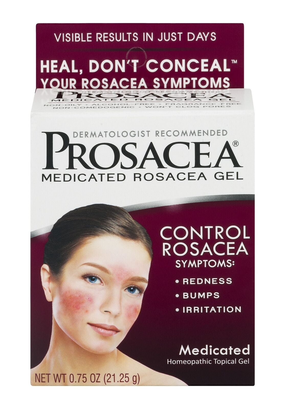 Prosacea Rosacea Treatment Gel, 0.75 Oz, 2-Pack - Walmart.com