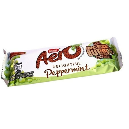 Nestle Aero Mint Chocolate Bar - 36g - (Pack of 12) - Walmart.com