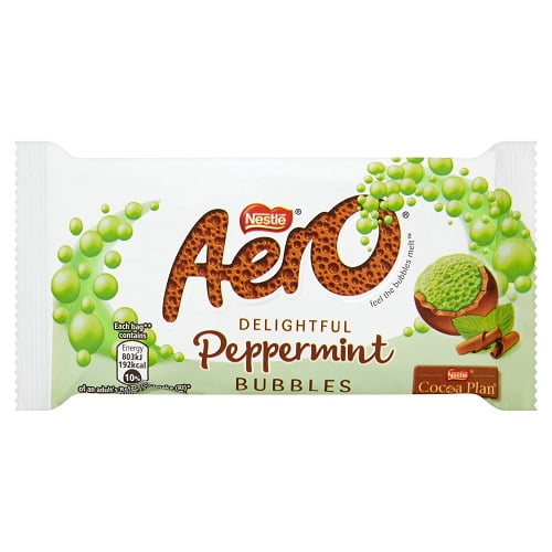 Nestle Aero Mint Chocolate Bar - 36g - (Pack of 6) - Walmart.com