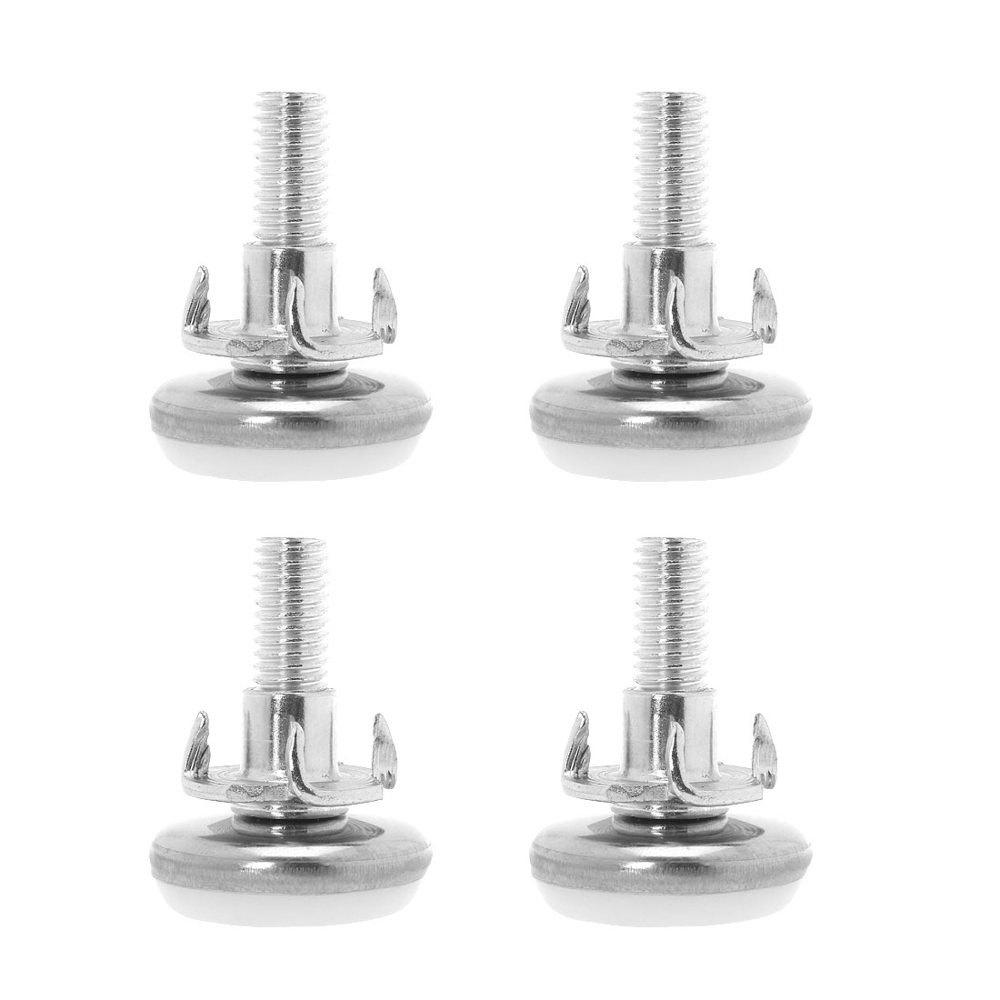 M6 x 25 x 30mm Plastic Base Adjustable Leveling Feet for Furniture ...