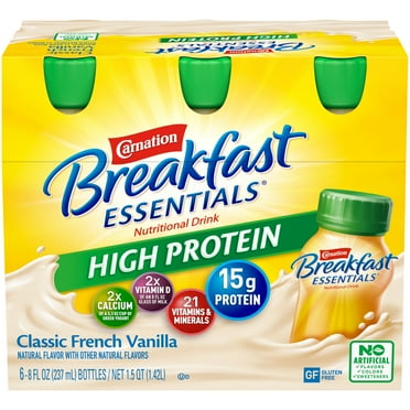 CARNATION BREAKFAST ESSENTIALS Classic French Vanilla 12-8 fl. oz ...